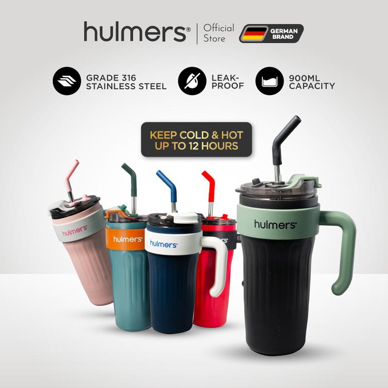 Hulmers - Coffee Mug 900ML Stainless Steel 316 Thermos with Handle ...