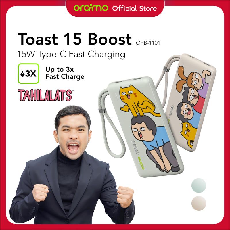 [Exclusive PSiregar] oraimo x Tahilalats Powerbank Toast 15 Boost OPB ...
