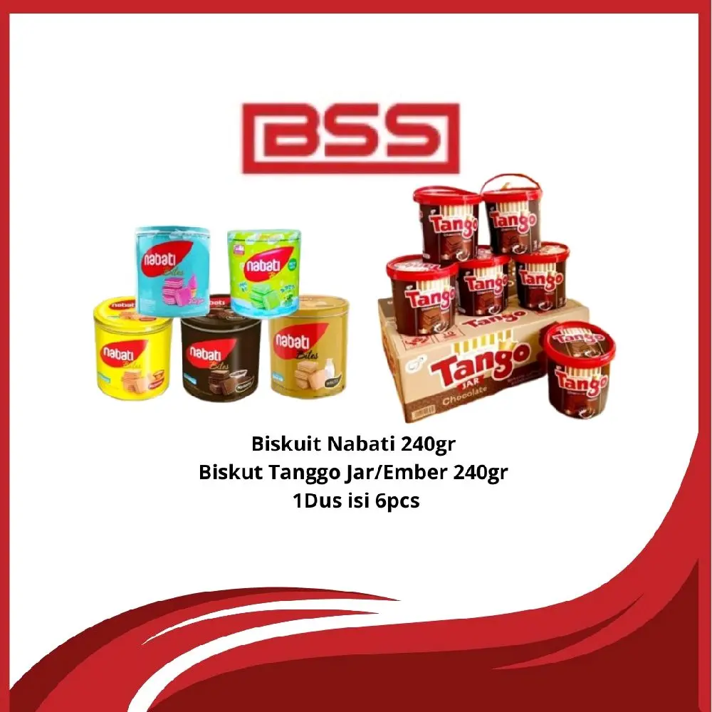 BSS26- Biskuit Nabati Kaleng//Tanggo Ember 240gr (1Dus isi 6) Tidak ...