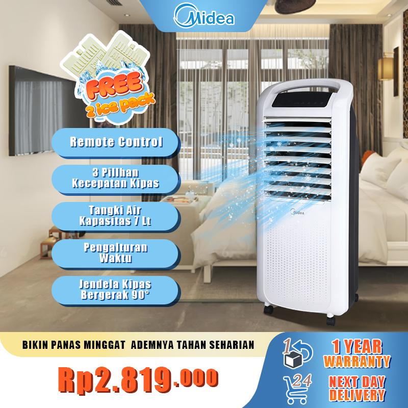 Midea Air Cooler 7 Liter - AC200-W - 3 In 1 Cooler-Purifier-Humidifier ...