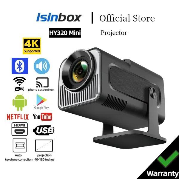 ISINBOX HY320 Mini Projector Android 11 Smart Projector WiFi - TikTok ...