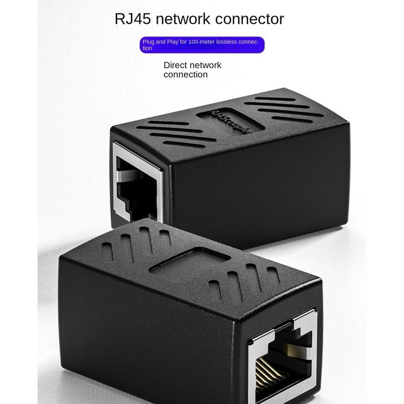 RJ45 Coupler Network Ethernet Dual Straight Head Lan Cable Joiner ...