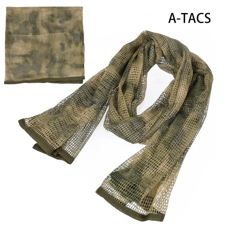 Camouflage Netting Scarf Sniper Veil Camo Mesh Face Scarf Veil Shemagh ...