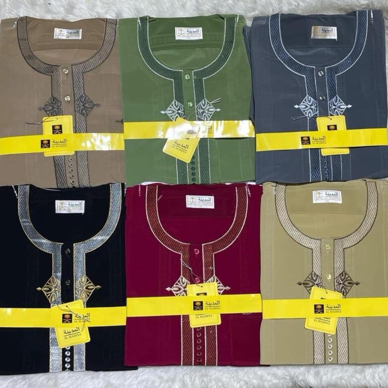 Almadina Printed Shortsleeve Thobe For Adult men - TikTok Shop Philippines
