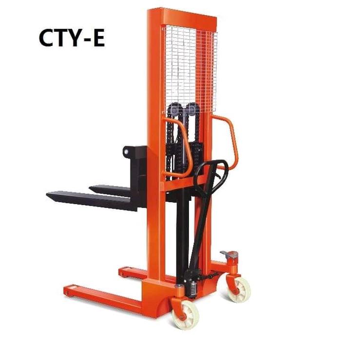 Jual Hand Stacker Manual Car Lift Kapasitas 1 Ton Tinggi Angkat 1.6 ...