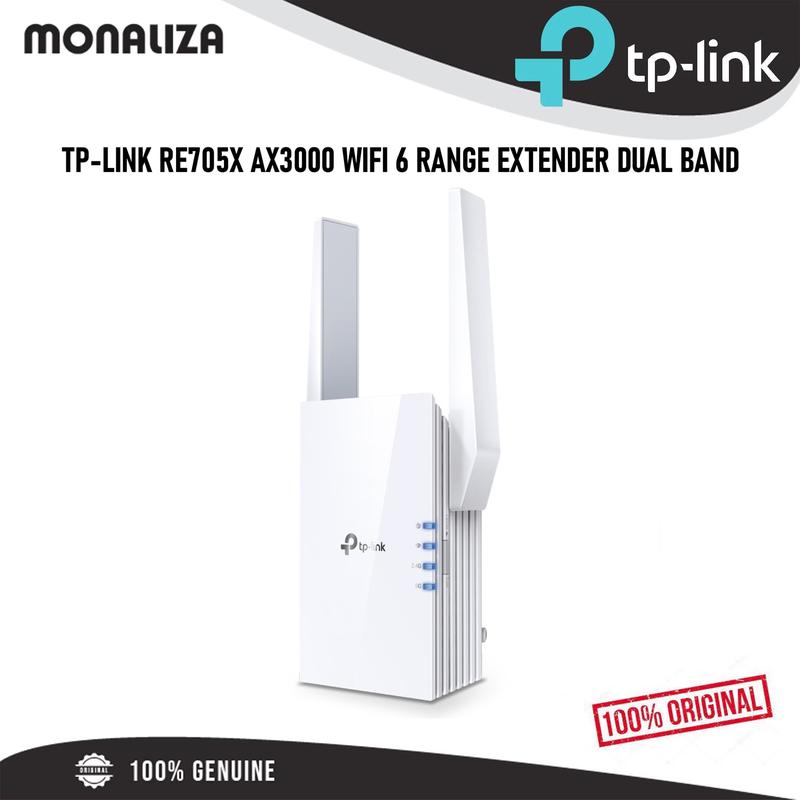 TP-LINK RE705X AX3000 WIFI 6 RANGE EXTENDER DUAL BAND - TikTok Shop ...