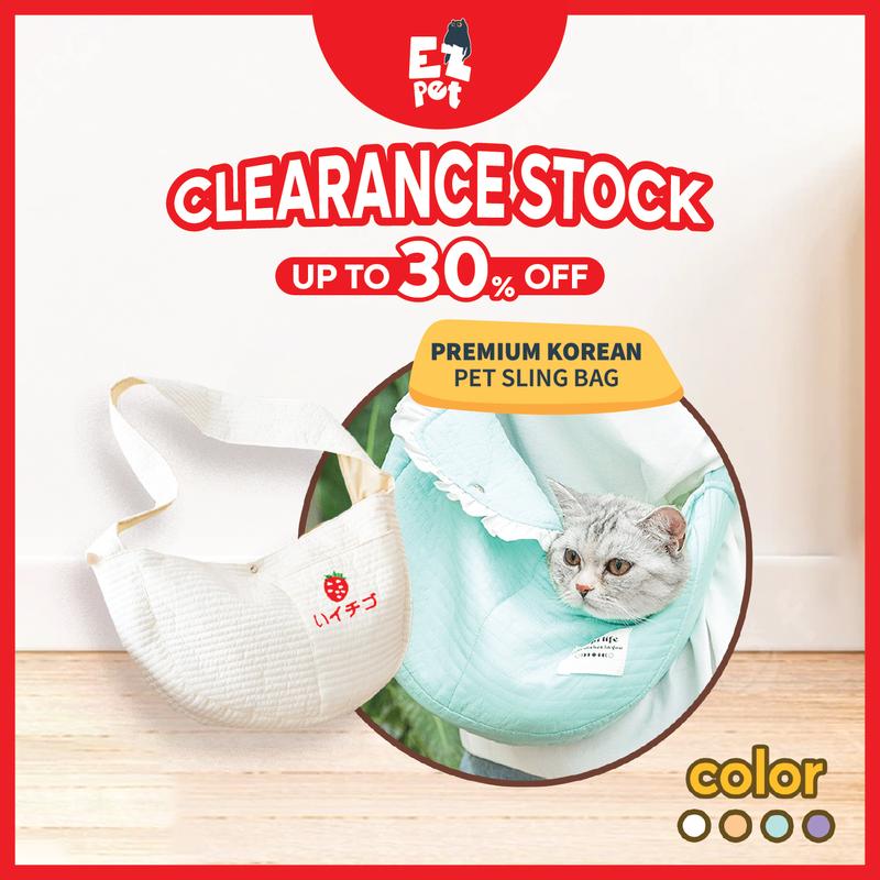 EZPET Muji Beg Sandang Kucing Beg Bahu Haiwan Sling Bag Kucing Beg ...