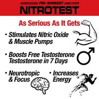 Jual Musclemeds Nitrotest Pre-Workout + Testo Booster 310 Gram Pre ...
