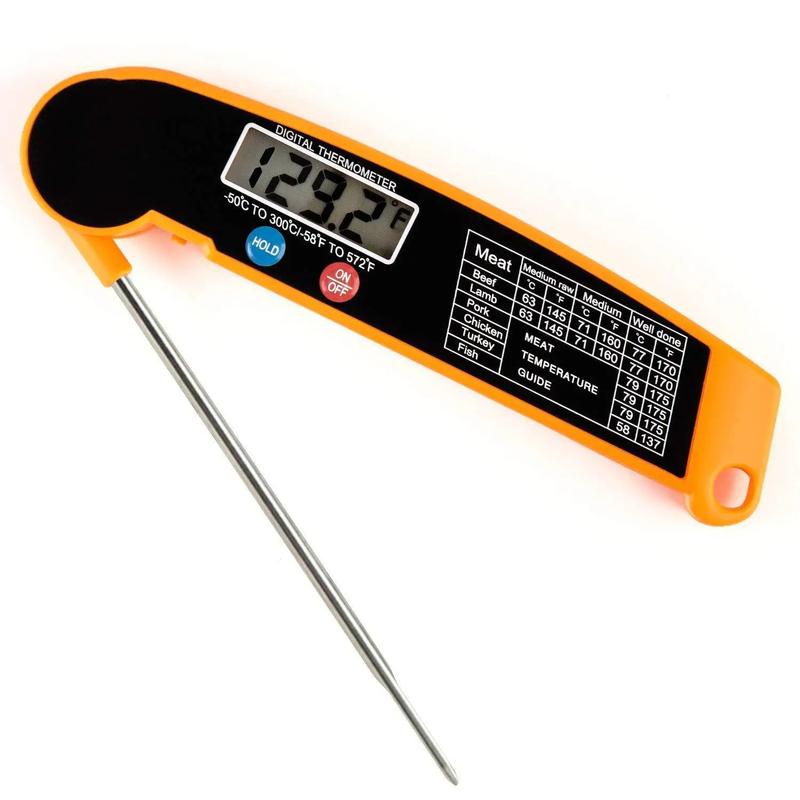 Termometer Makanan Dapur Digital, Untuk Daging, Air, Susu, Memasak ...