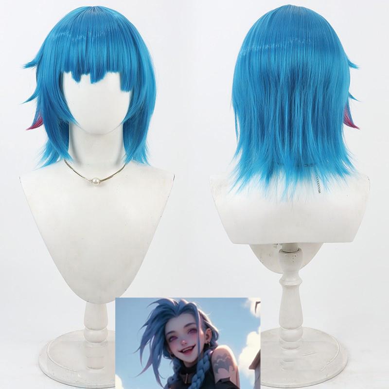 JINX Season 2 Arcane Cosplay Wig Anime Hair Hairpiece Heat Resistant ...