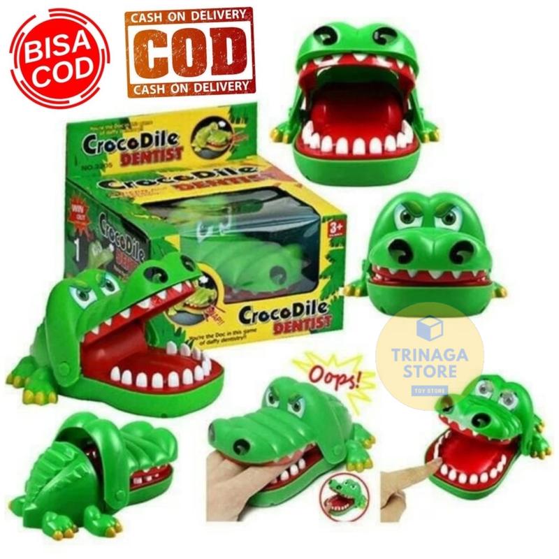 ( BISA COD ) PROMO LZ2 Mainan Gigit buaya Crocodile Mainan Buaya - Shop ...