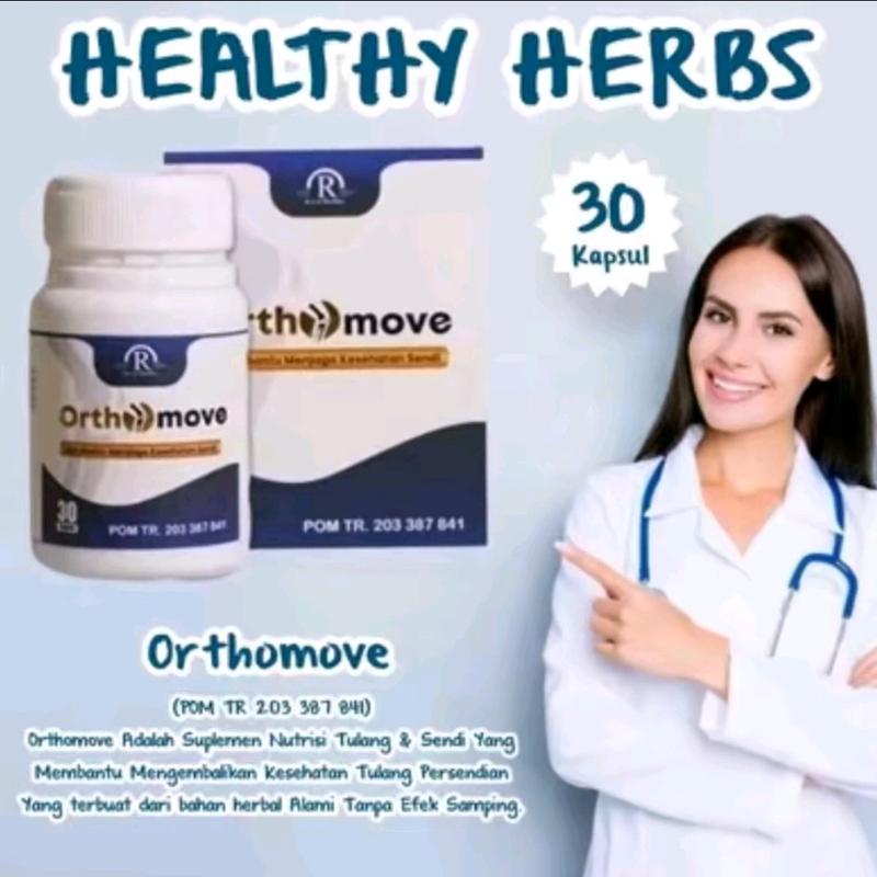 Isi 30 kps Orthomove Suplemen Herbal untuk Sendi dan Asam Urat - Shop ...