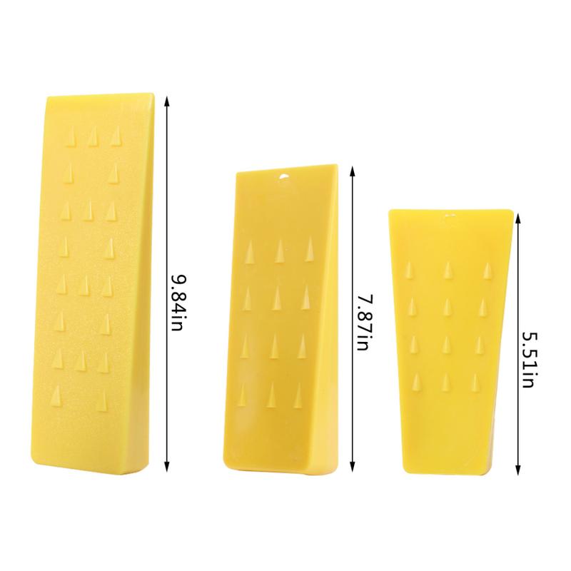 3-piece wood felt wedge nails for safe cutting of trees-5,8,10 - TikTok ...