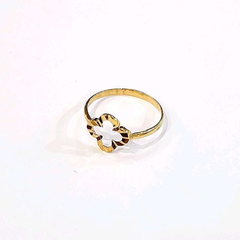 Cincin emas 375/9k betuk clover/boleh trade in - TikTok Shop Malaysia