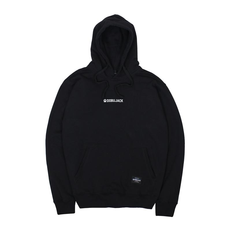 Dobujack Little Logo White Black Hoodie - Shop | Tokopedia