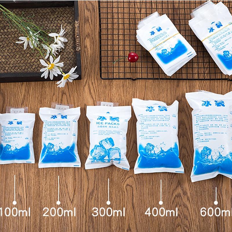Extra Thick 5 Size Reusable Ice Bag Pack Water Injection Cooler ...