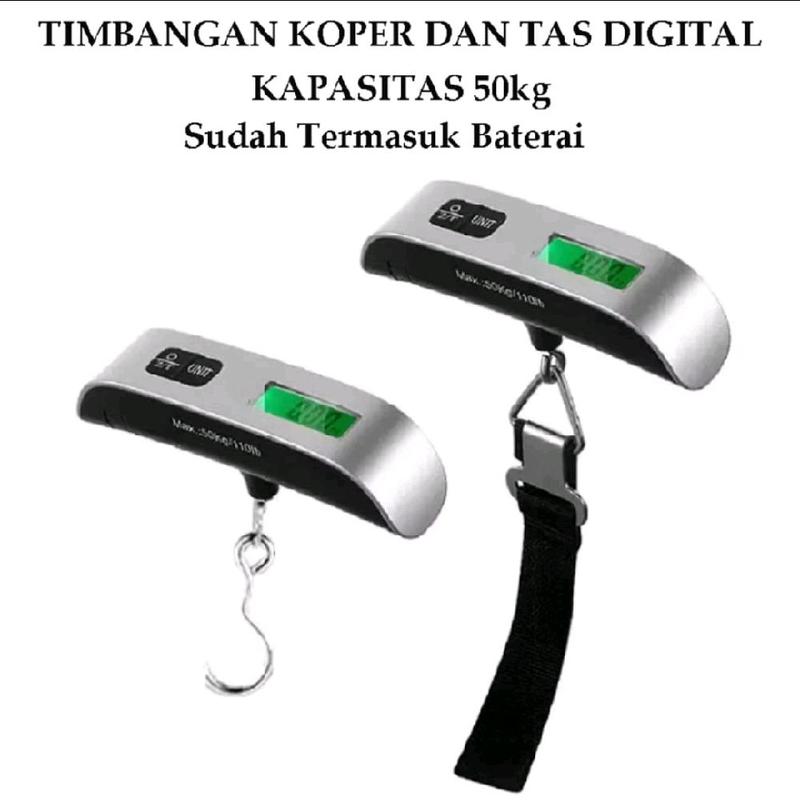 Timbangan Koper Tas Bagasi Digital 50 Kg Luggage Scale Gantung - Shop ...