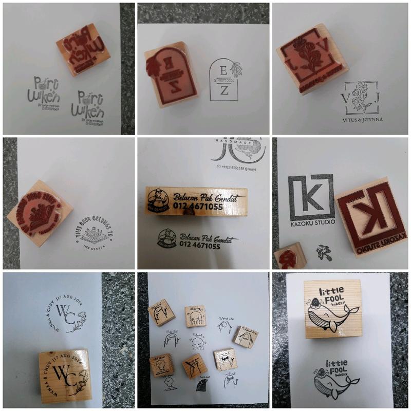 CUSTOM STAMP PELBAGAI SAIZ SIAP 1 HARI - TikTok Shop Malaysia