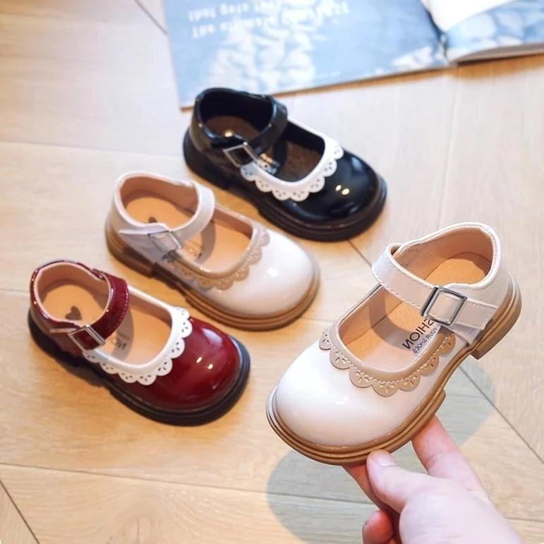 NEW SEPATU MEWAH Anak Perempuan Empuk / Sepatu anak bahan kulit lembut ...