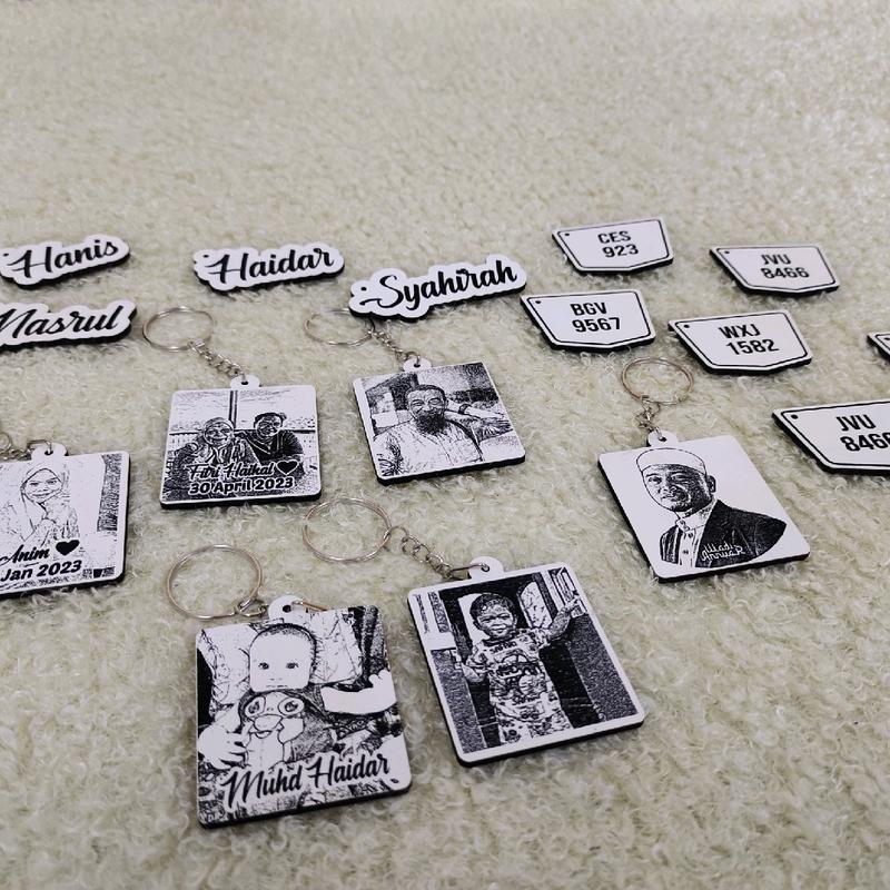 Keychain Murah Ukiran Customade Keychain Nama - TikTok Shop Malaysia