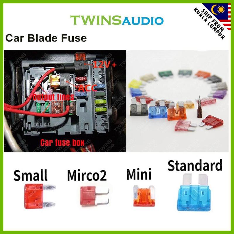 (1pc) Car Blade Fuse Mini , Micro 2 , Small , Standard Fuse Assortment ...