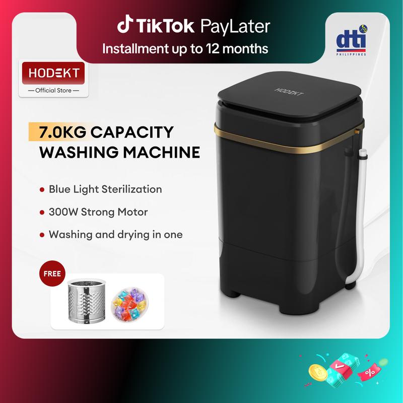 Hodekt Washing Machine With free stainless dry basket Blue Light ...