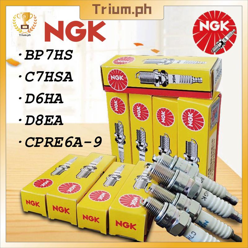 ORIGINAL NGK SPARKPLUG (C7HSA, CPR8EA-9, D8EA, D6HA, BP7HS) WAVE ...