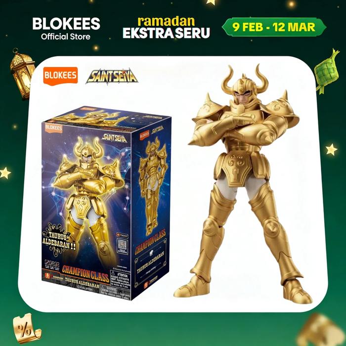 Promo Blokees Saint Seiya Champion Class 06 Taurus Aldebaran model kits ...