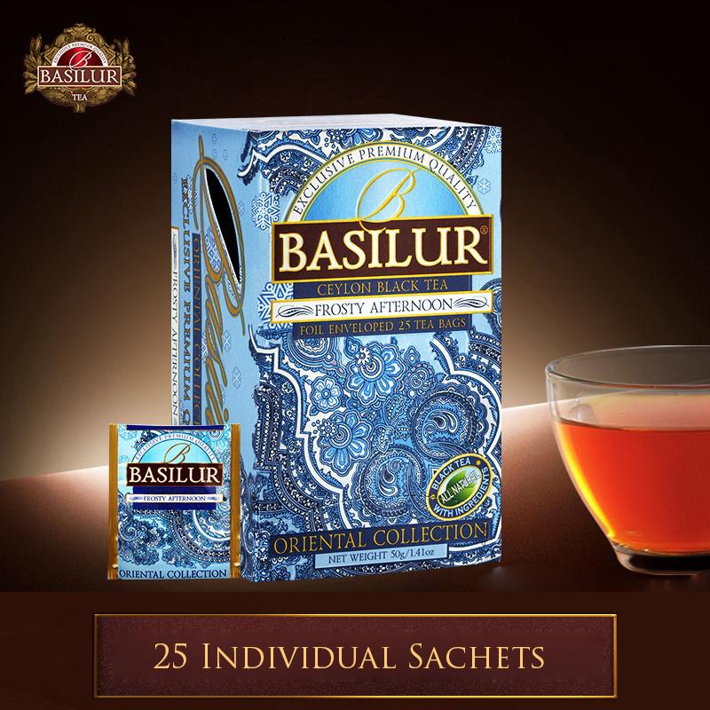Basilur Tea Frosty Afternoon Passionfruit & Orange Ceylon Black ...