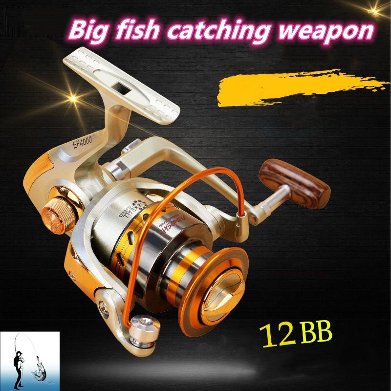 12BB Spinning Fishing Reel 1000-7000 Series Metal Front Drag - TikTok ...