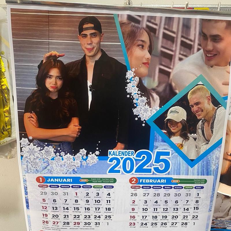 Kalender Aif 1 Lembar isi 4 bulan - Shop | Tokopedia