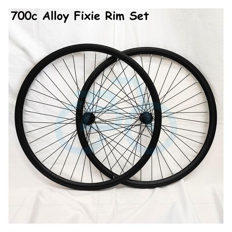 700C 24 Inci 20 Inci Fixie Set Rim Aloi Dinding Berganda / FIXIE ...