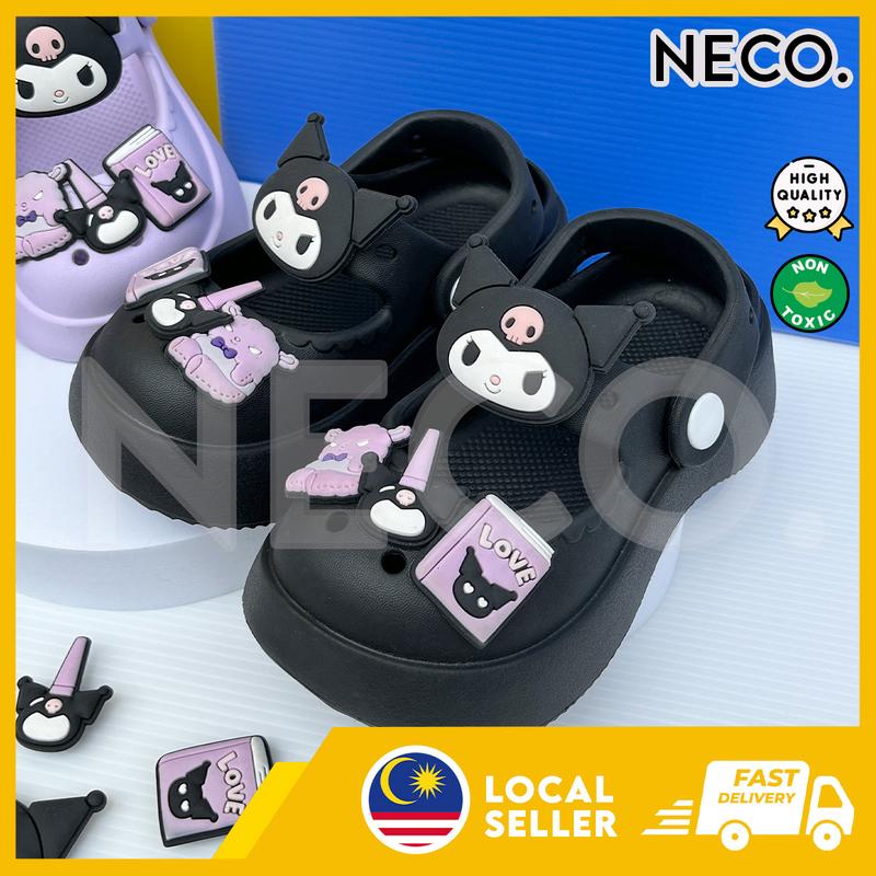 Ready Stock Selipar Clog Budak Perempuan Cute Kuromi Kids Girls ...