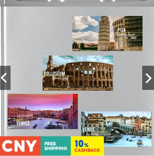Italy Venice Colloseum Pisa Gift Souvenir Fridge Magnet Shee - TikTok ...
