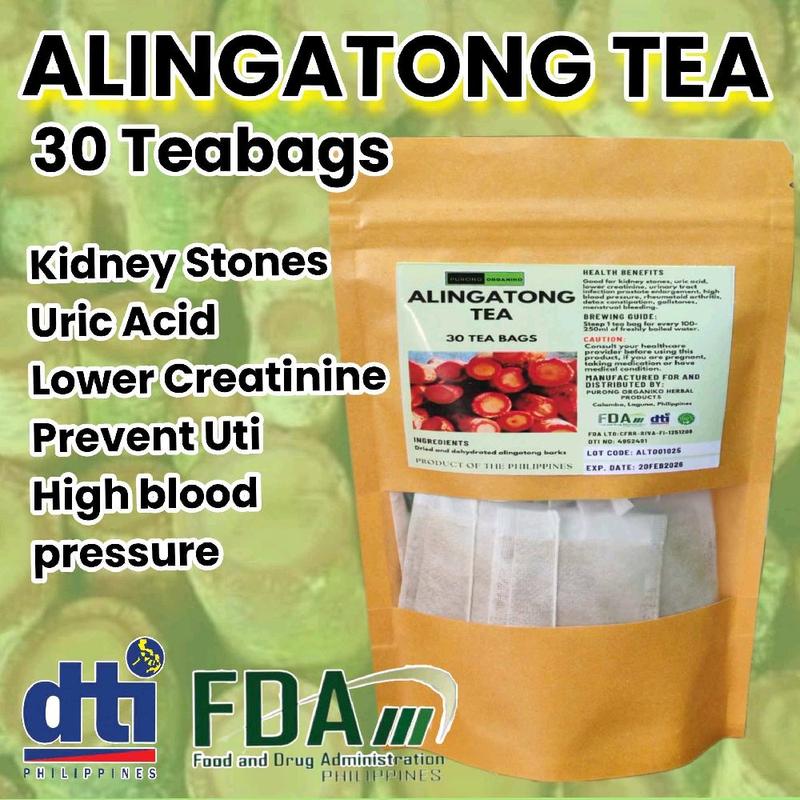 RED ALINGATONG ROOTS TEA 30 TEABAGS/ PURE/ ALL NATURALS/ NO ...