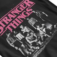 Promo Tomoinc T-Shirt Kaos Stranger Things - Group Shot Fade - Pattern ...