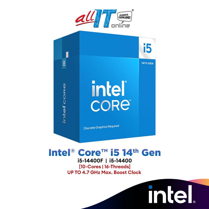 Intel Core i5-14400F / i5-14400 (10-Core/16-Threads) Intel Processor ...