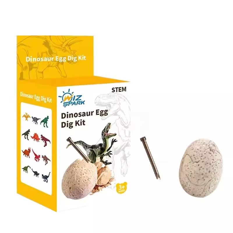 Dinosaur Fossil Egg Dig Kit for Kids - Educational Toy for Science ...