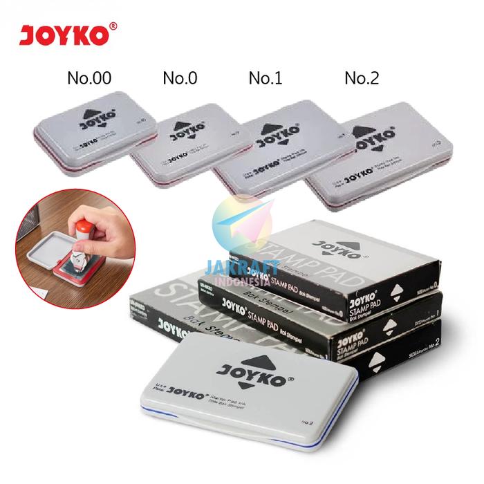 Promo (1 Pcs) Bak Tinta Stempel JOYKO Kecil Mini No.00 / Sedang No.0 ...