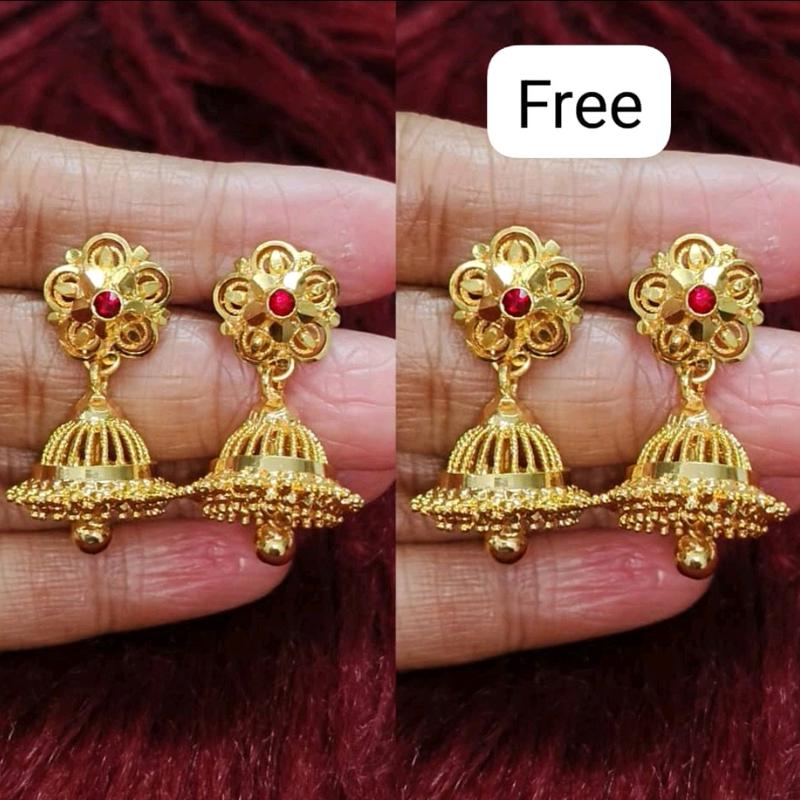 impon daily wear buy 1 free 1 pair free 2 in 1 earing jimiki - TikTok ...