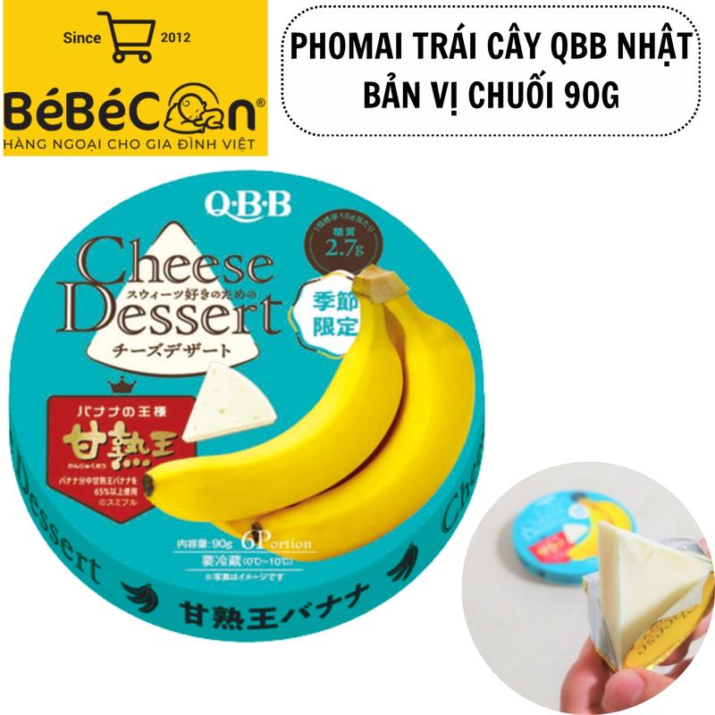 [VỊ CHUỐI] Phomai QBB Nhật Cheese Dessert 6pcs Phô Mai Trái Cây - TikTok Shop Vietnam