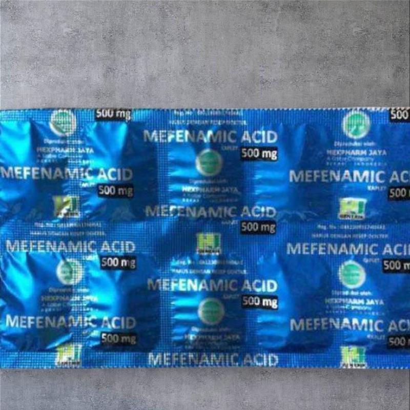 READY- MEFENAMIC PER STRIP ACID HEXPHARM 500 MG STRIP 10 KAPLET - Shop ...