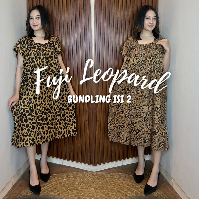 PAKET USAHA ISI 2 DASTER TERBARU FUJI LEOPARD RAYON KARET WANITA - Shop ...
