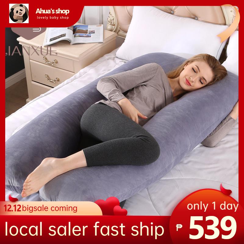 U-shaped Pregnancy Pillow Pregnancy Protection Pillow Multifunctional - TikTok Shop Philippines