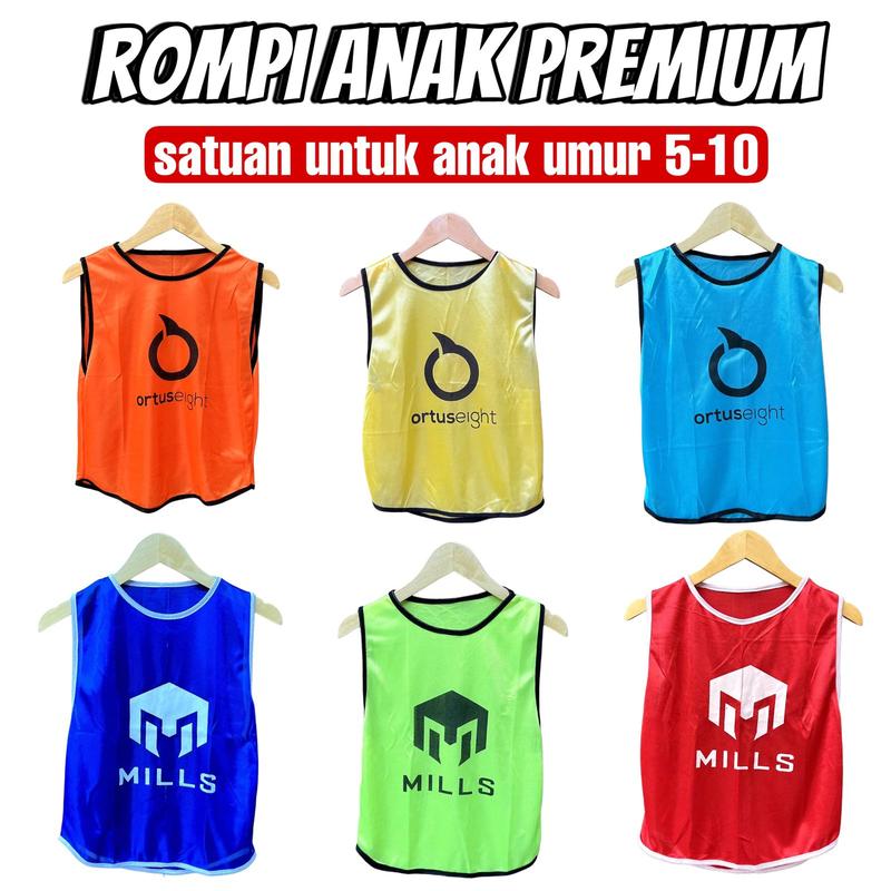 Rompi Latihan Premium Futsal Sepakbola ANAK Olahraga Junior Lebih ...