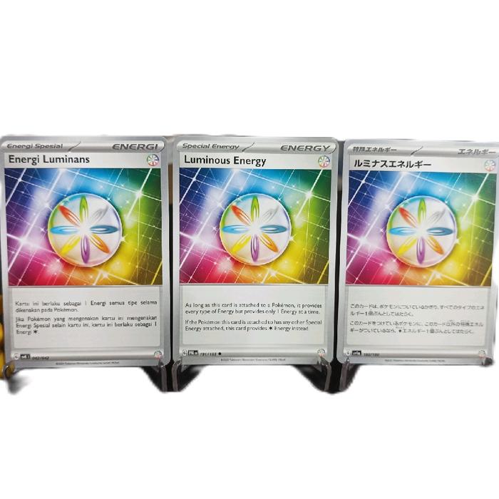 Jual kartu pokemon TCG ORI energi luminans / luminous energy Indonesia ...