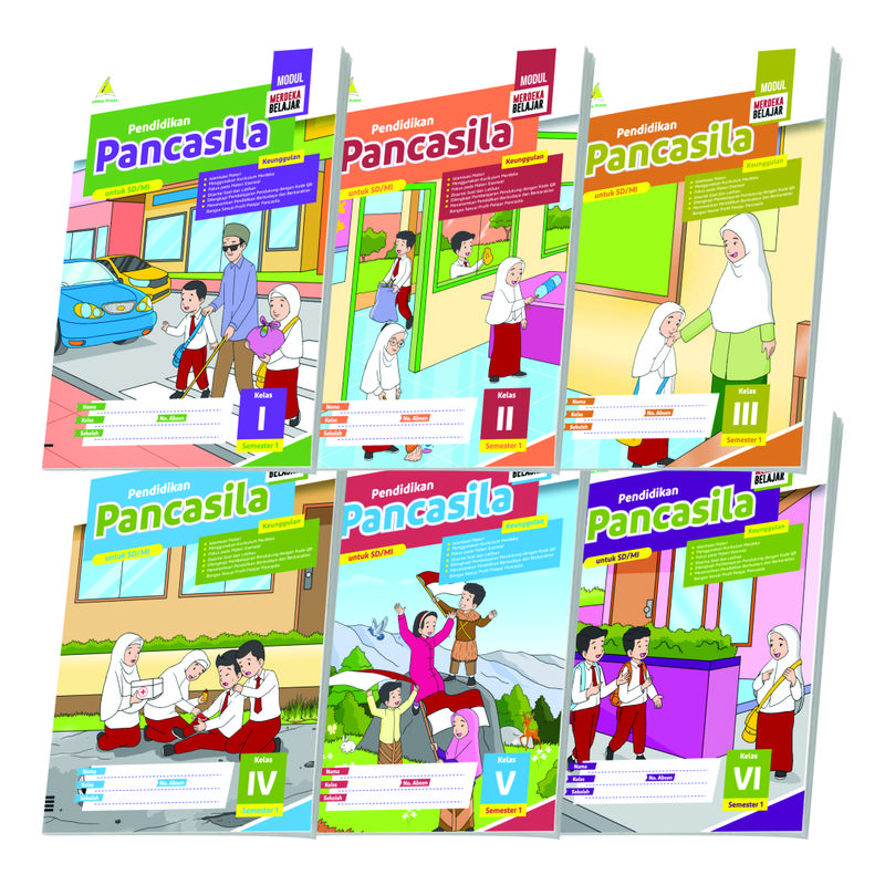 LKS - Modul Pendidikan Pancasila Kelas 1 - 6 Semester 1 - Kurikulum ...