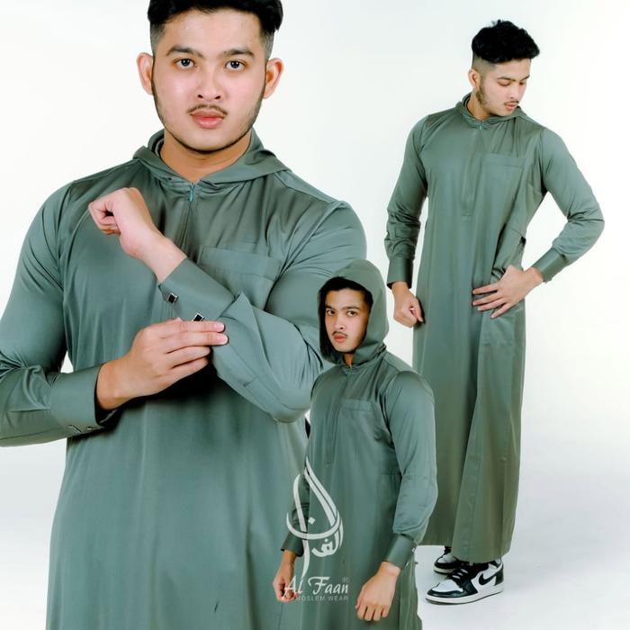 Jual Jubah Hoodi Jubah Gamis Pria Gamis Pria Jubah Pria Muslim Gamis ...