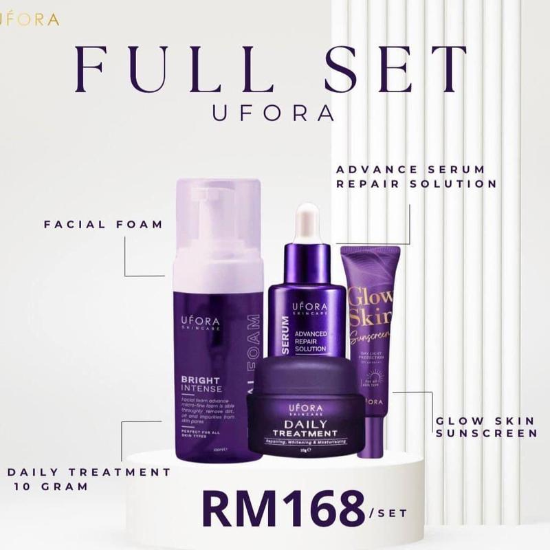 UFORA FULL SET (4 ITEM) Menghidratkan - TikTok Shop Malaysia