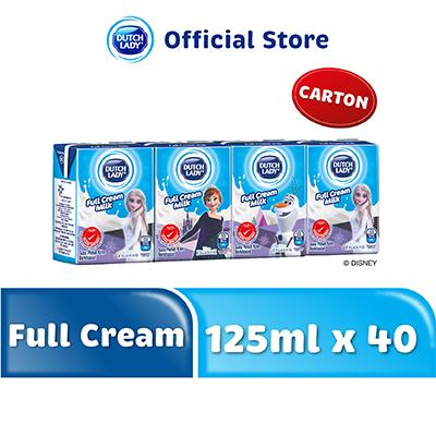 DUTCH LADY FROZEN MILK UHT FULL CREAM 125ML X 40 - TikTok Shop Malaysia
